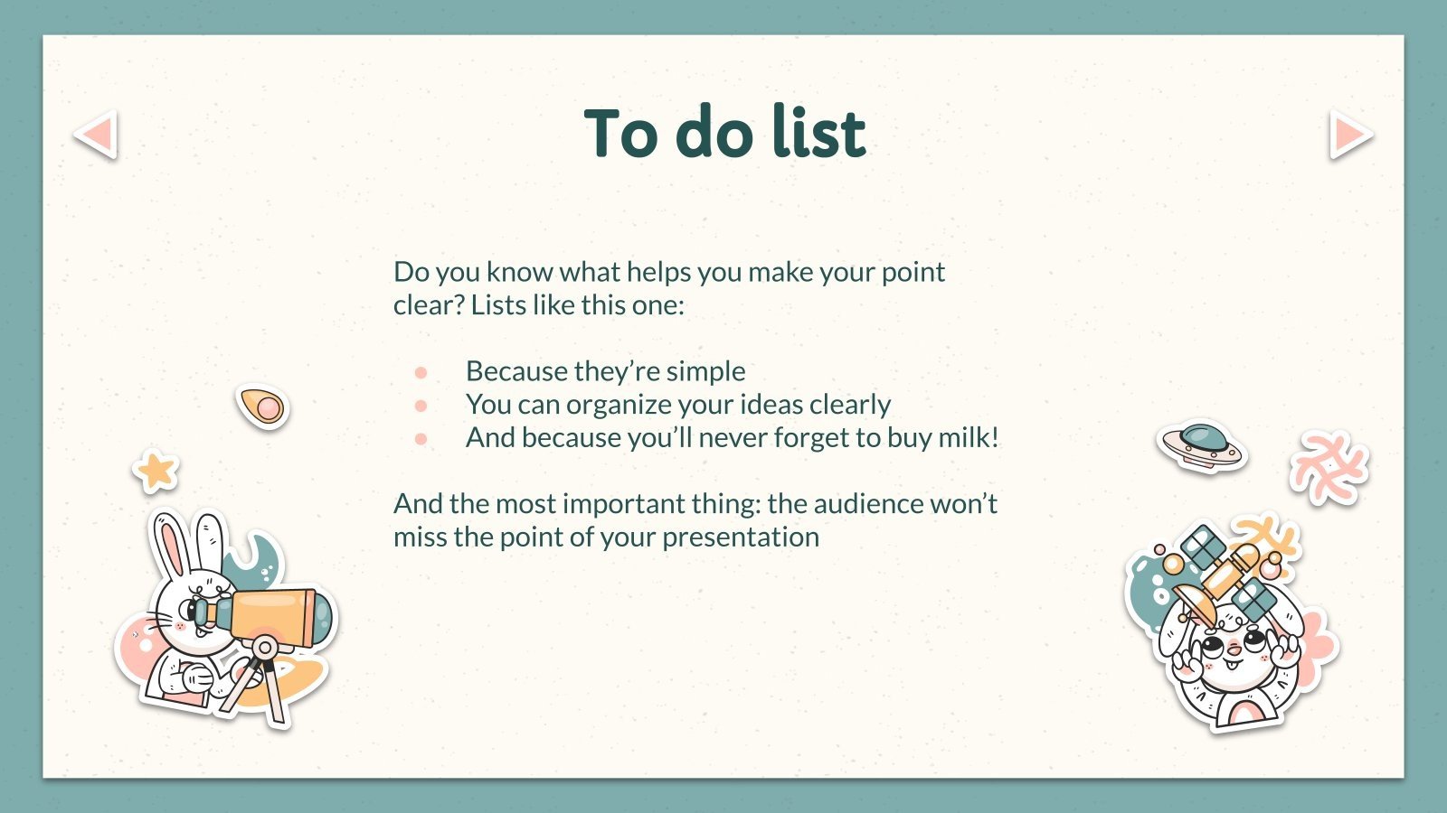 Bunnies Planner for Pre-K | Google Slides & PPT