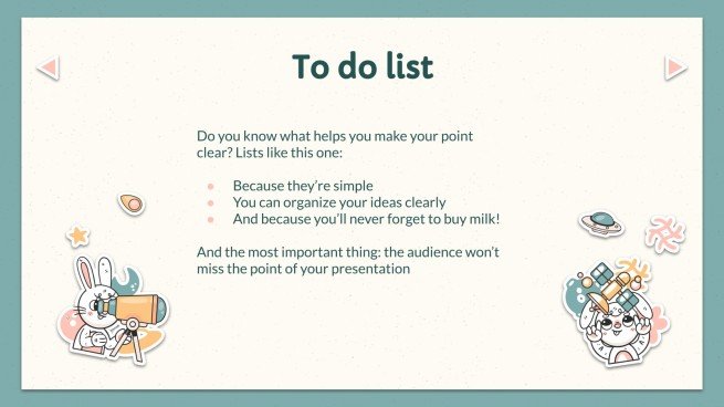 Bunnies Planner for Pre-K | Google Slides & PPT