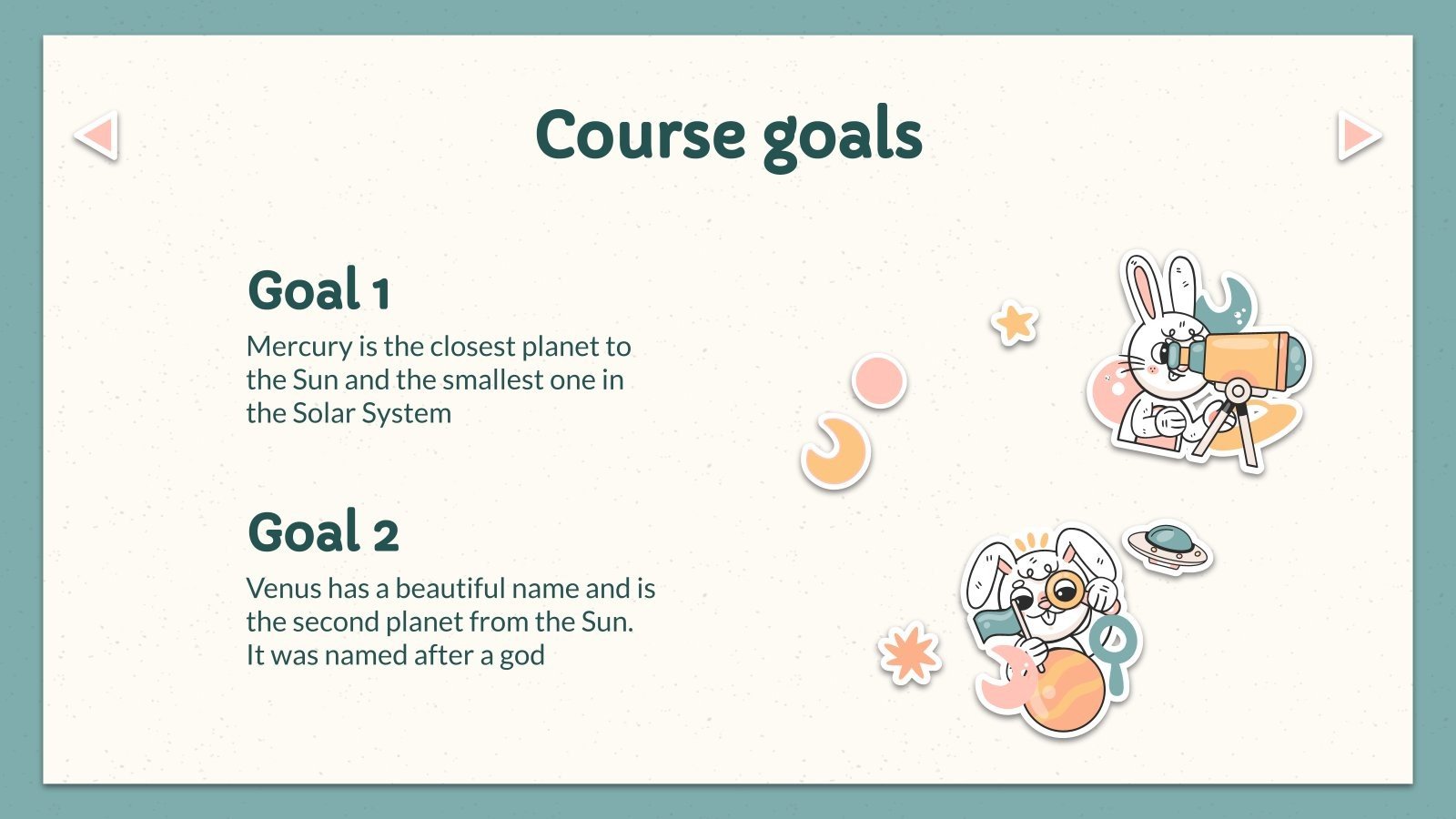 Bunnies Planner for Pre-K | Google Slides & PPT