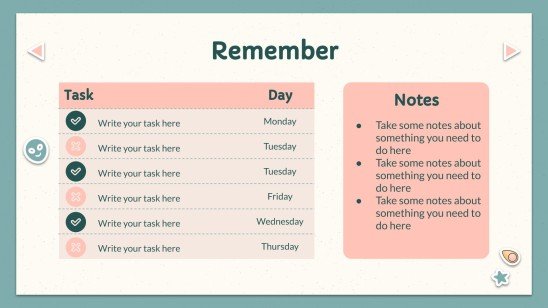 Bunnies Planner for Pre-K | Google Slides & PPT