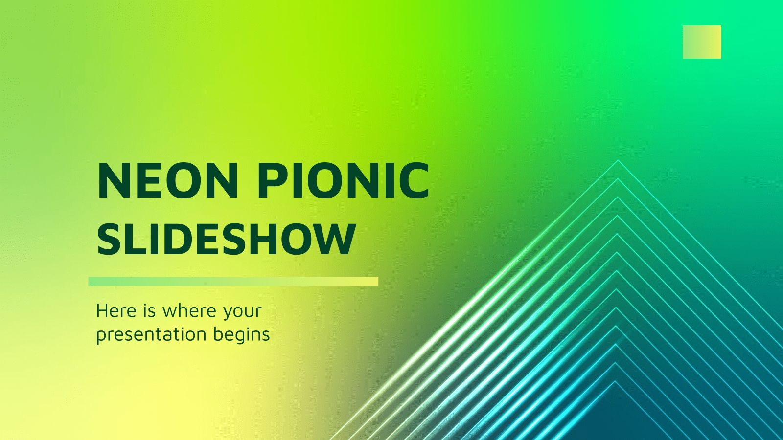 Kostenlose Neon Google Slides Themen & PowerPoint Vorlagen