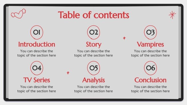 Vampire Journals TV Series | Google Slides & PowerPoint