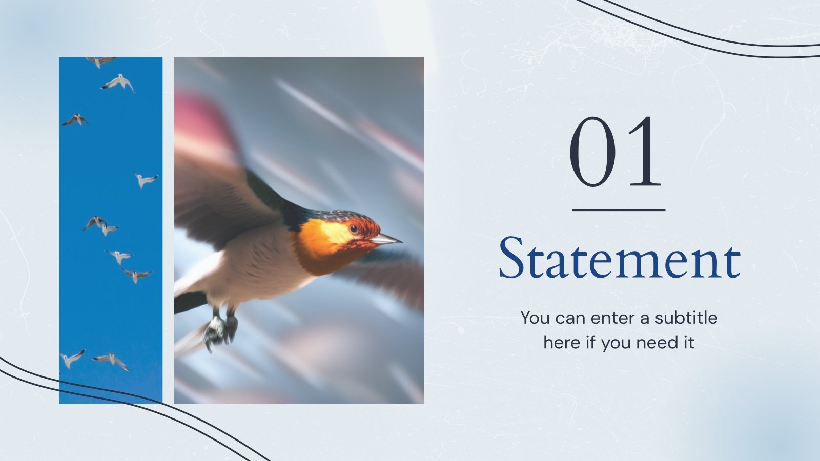 Flying Bird Thesis | Google Slides & PowerPoint