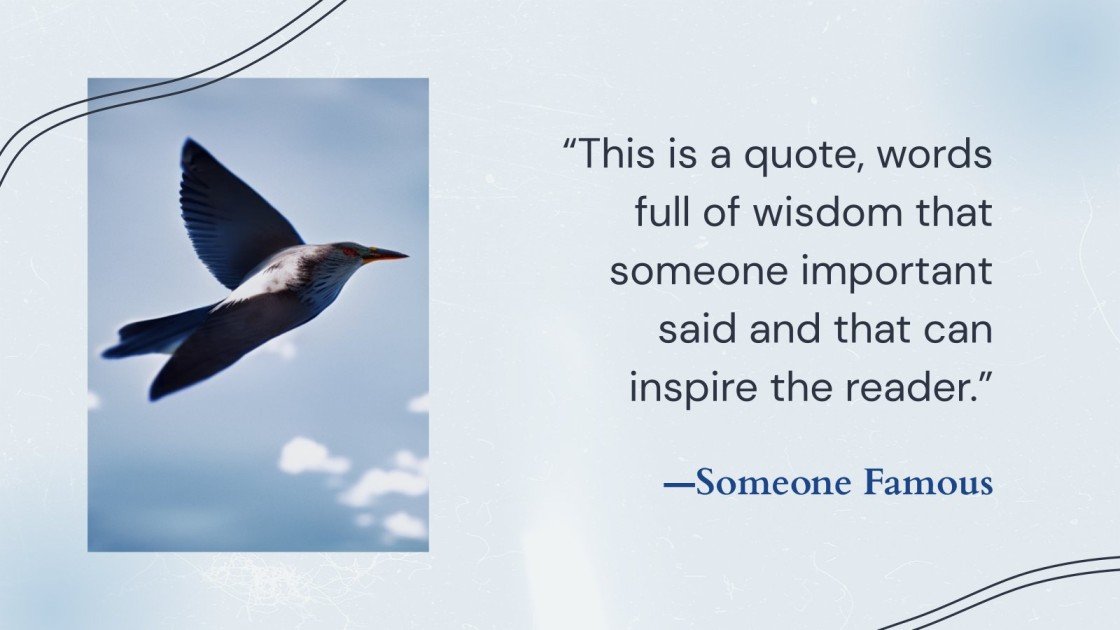 Flying Bird Thesis | Google Slides & PowerPoint