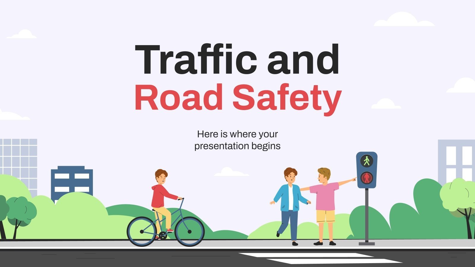 Traffic & Road Safety | Google Slides & PPT