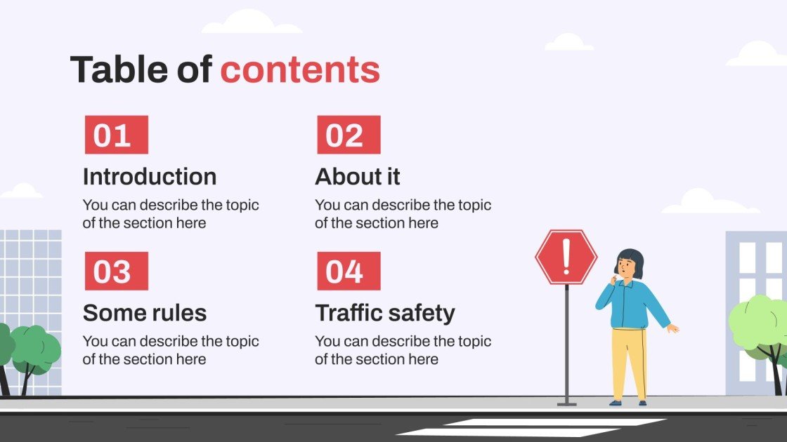 Traffic & Road Safety | Google Slides & PPT