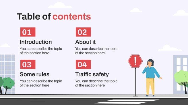 Traffic & Road Safety | Google Slides & PPT