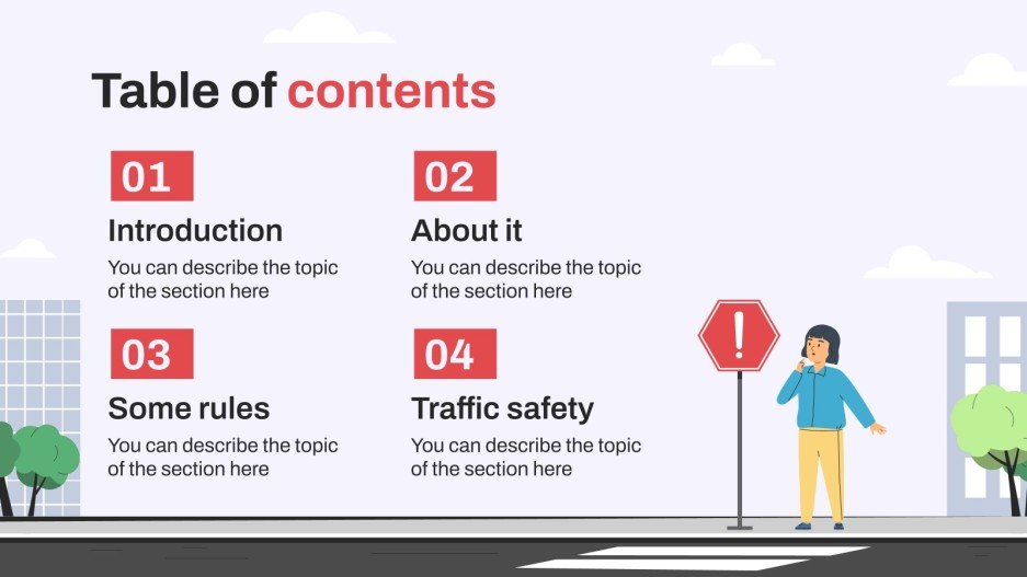 Traffic & Road Safety | Google Slides & PPT