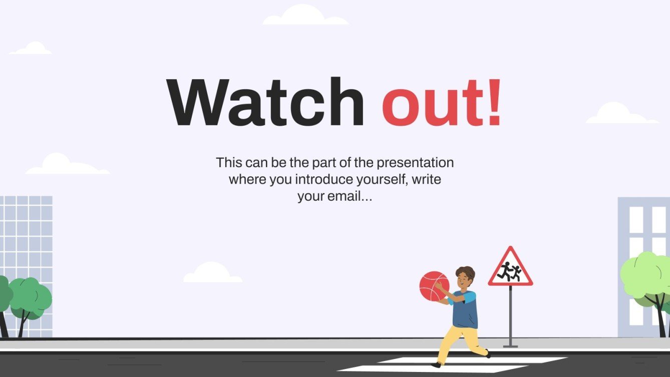 Traffic & Road Safety | Google Slides & PPT