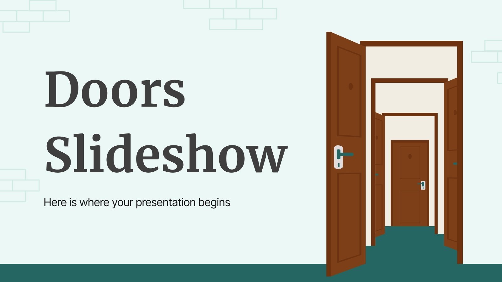 Doors Slideshow | Google Slides & PowerPoint template