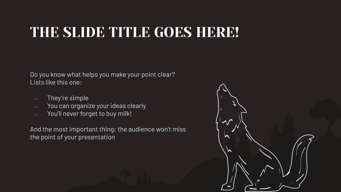 All About Wolves | Google Slides & PowerPoint template