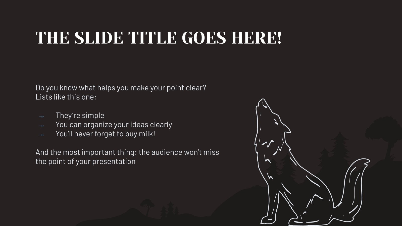 All About Wolves | Google Slides & PowerPoint template