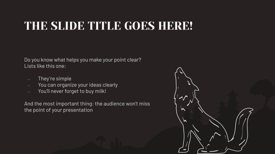 All About Wolves | Google Slides & PowerPoint template