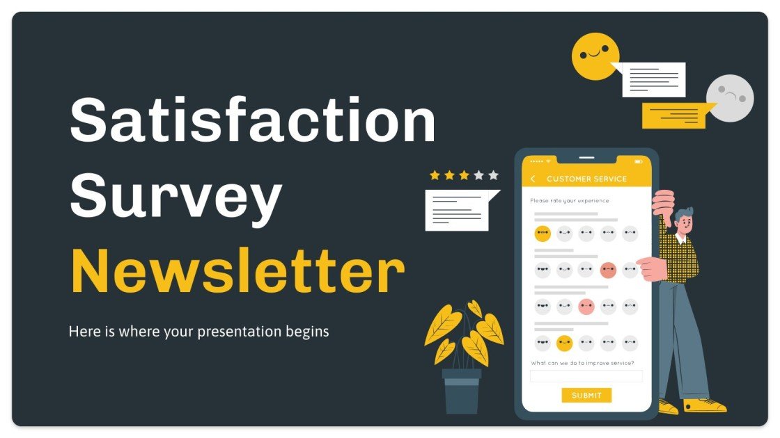 Satisfaction Survey Newsletter | Google Slides & PPT