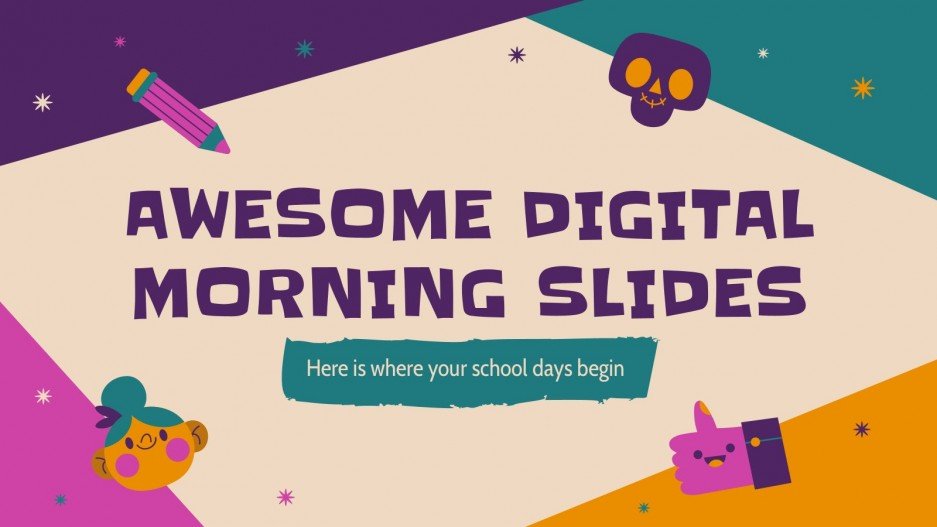 Awesome Digital Morning Slides | Google Slides & PPT theme