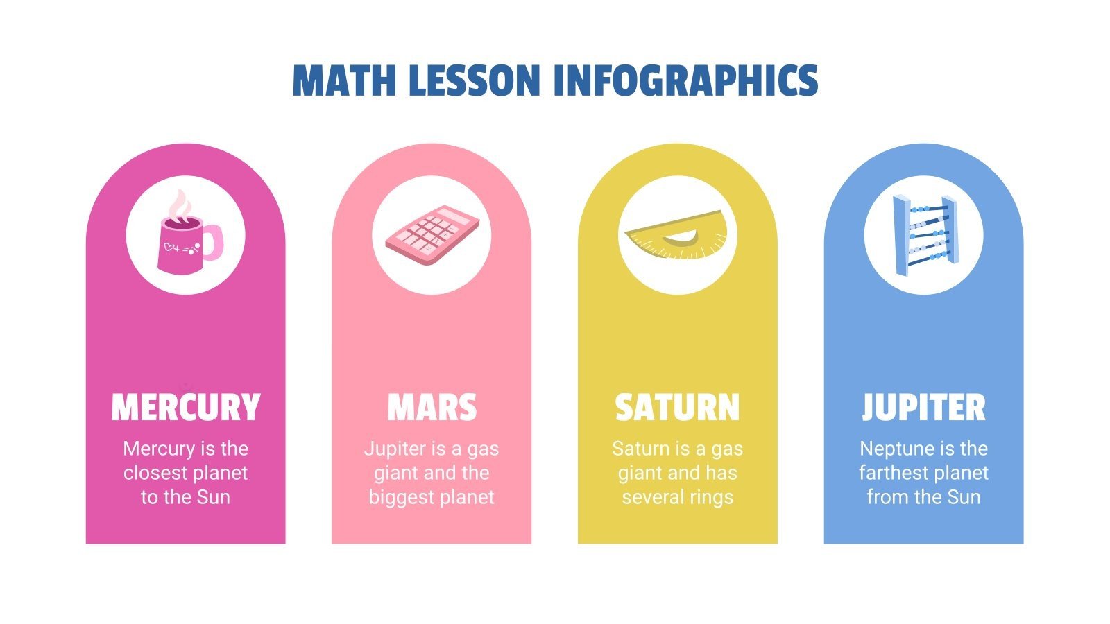 Math Lesson Infographics for Google Slides and PowerPoint