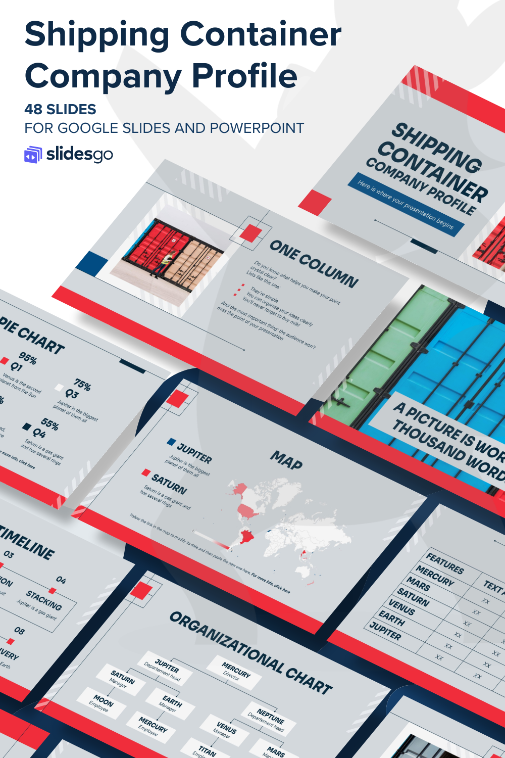 Shipping Container Company Profile | Google Slides & PPT