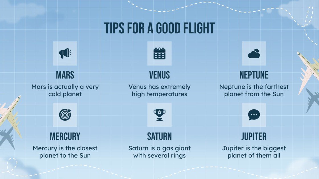 Flying Airplane Theme | Google Slides & PPT