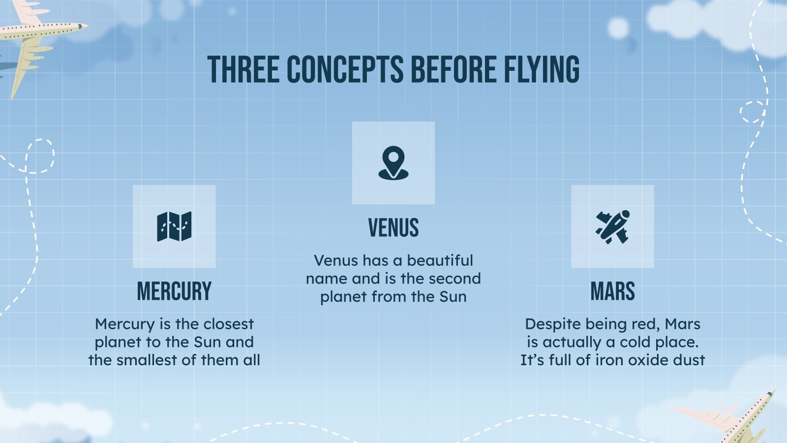 Flying Airplane Theme | Google Slides & PPT