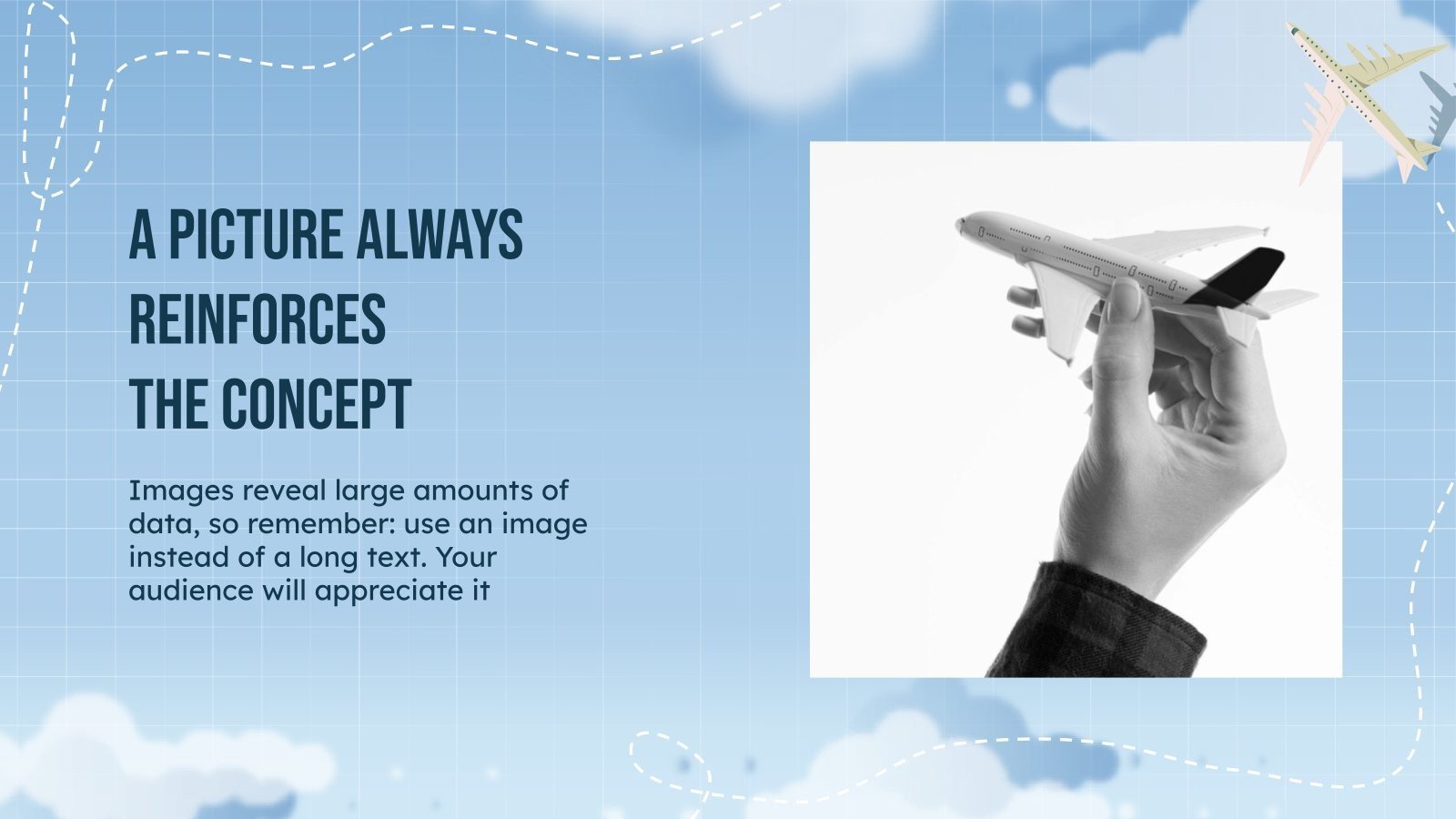 Flying Airplane Theme | Google Slides & PPT