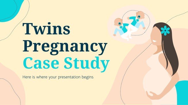 Twins Pregnancy Case Study | Google Slides & PowerPoint