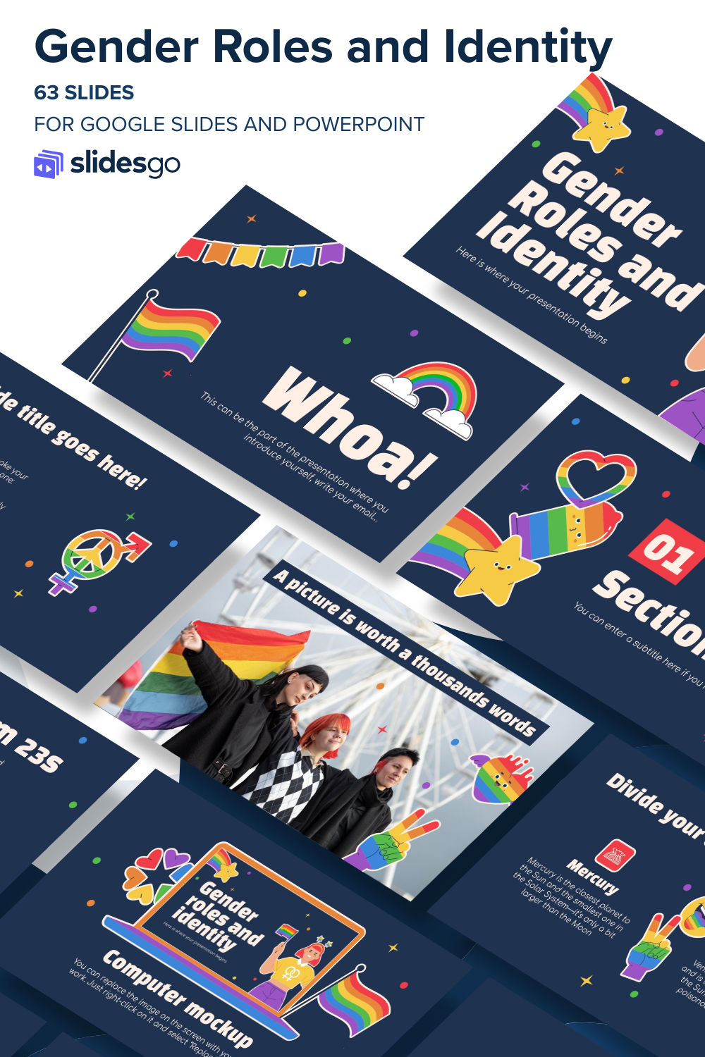 Gender Roles and Identity | Google Slides & PowerPoint