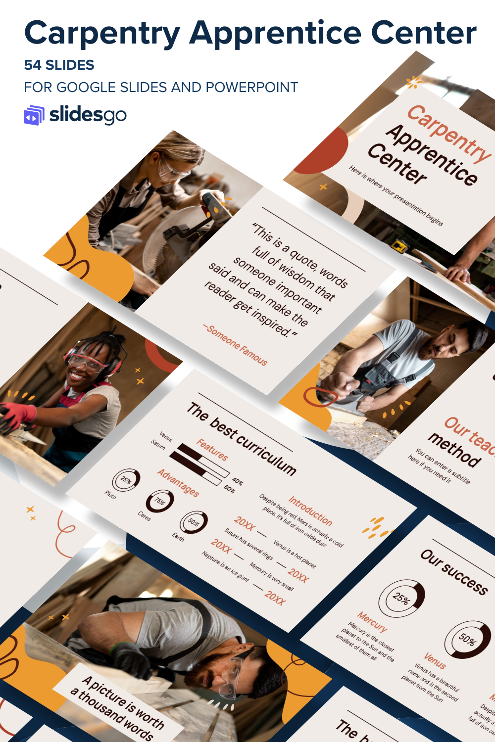 Carpentry Apprentice Center | Google Slides & PPT