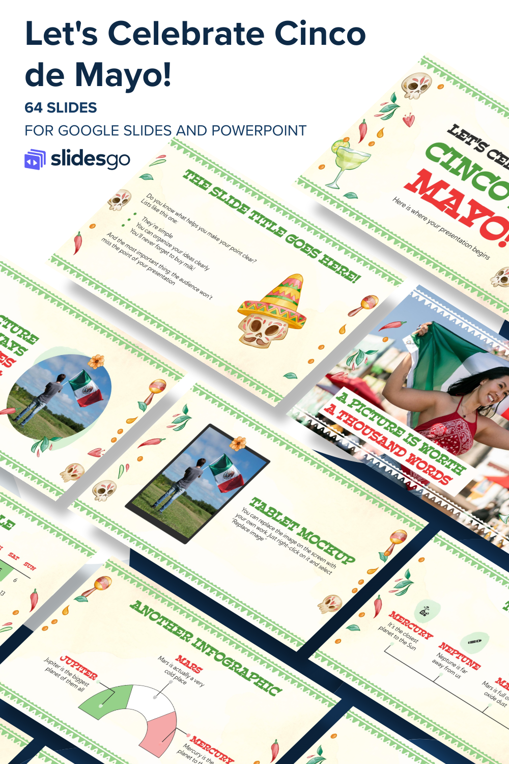 Let's Celebrate Cinco de Mayo! | Google Slides and PowePoint