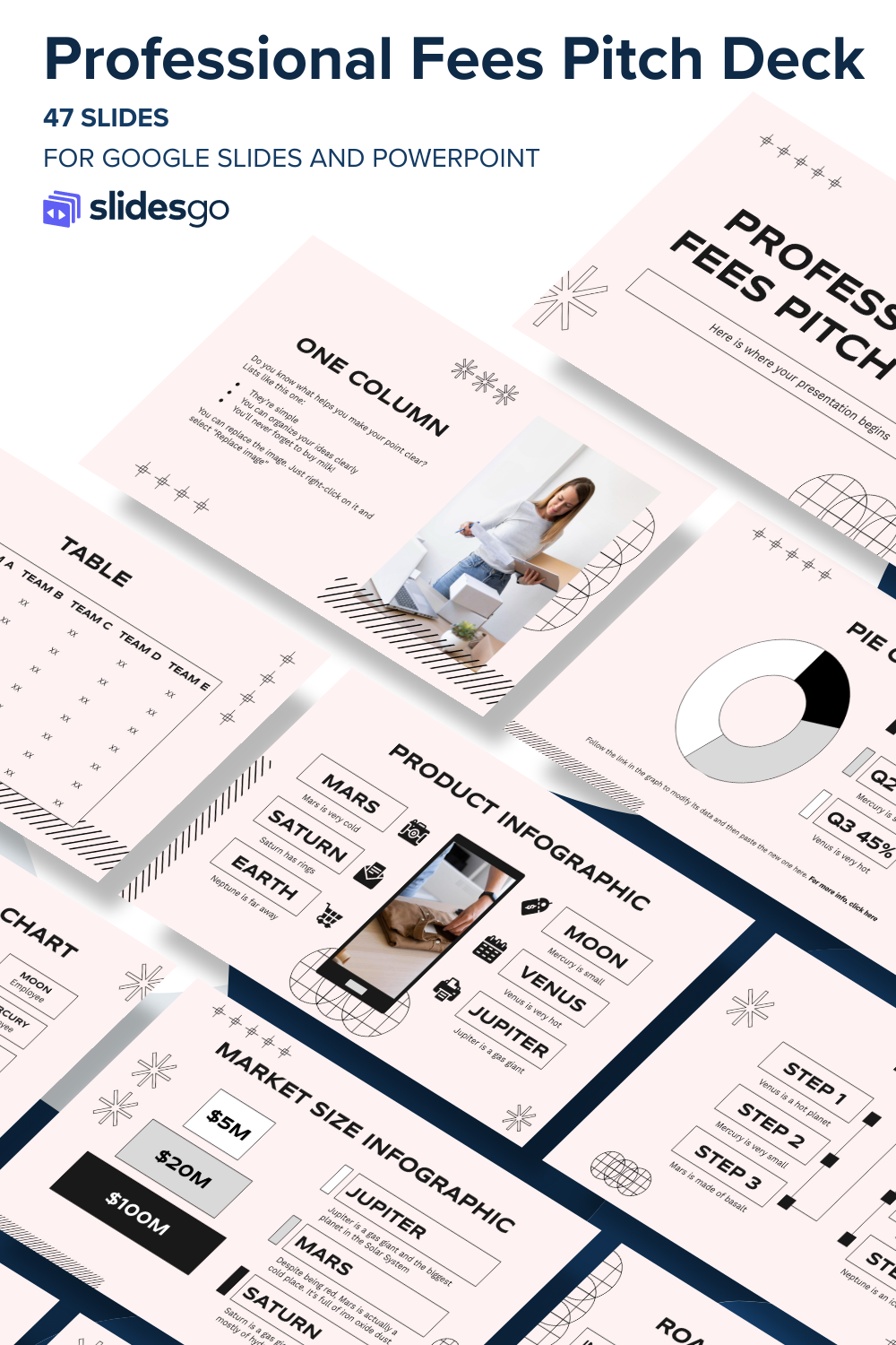 Professional Fees Pitch Deck | Google Slides & PPT