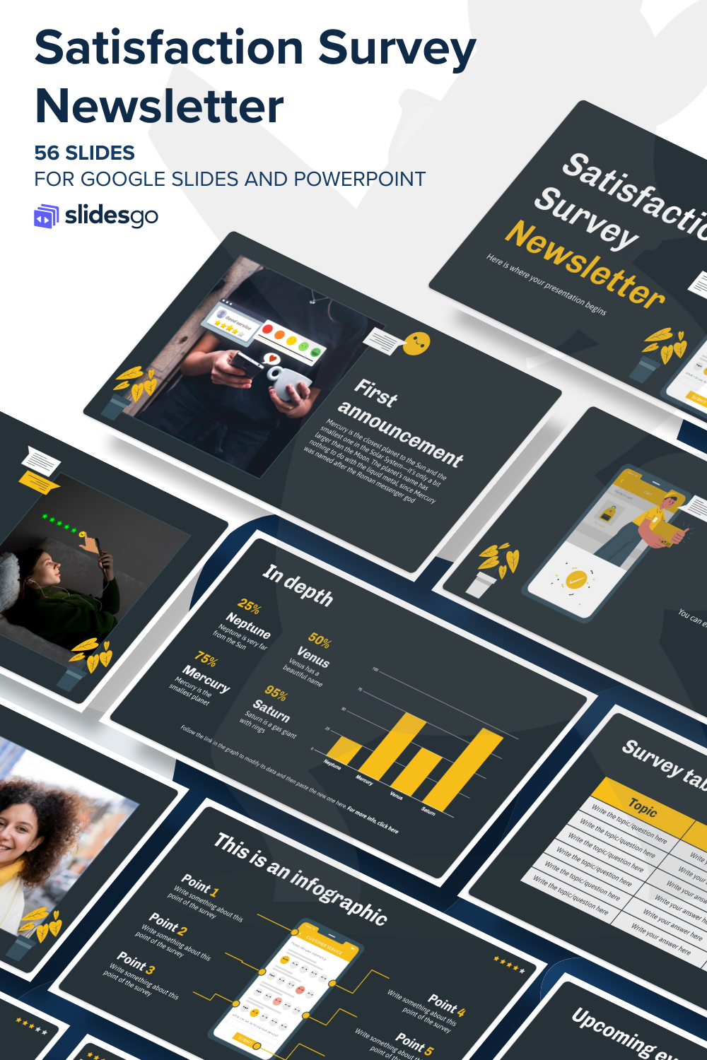 Satisfaction Survey Newsletter | Google Slides & PPT