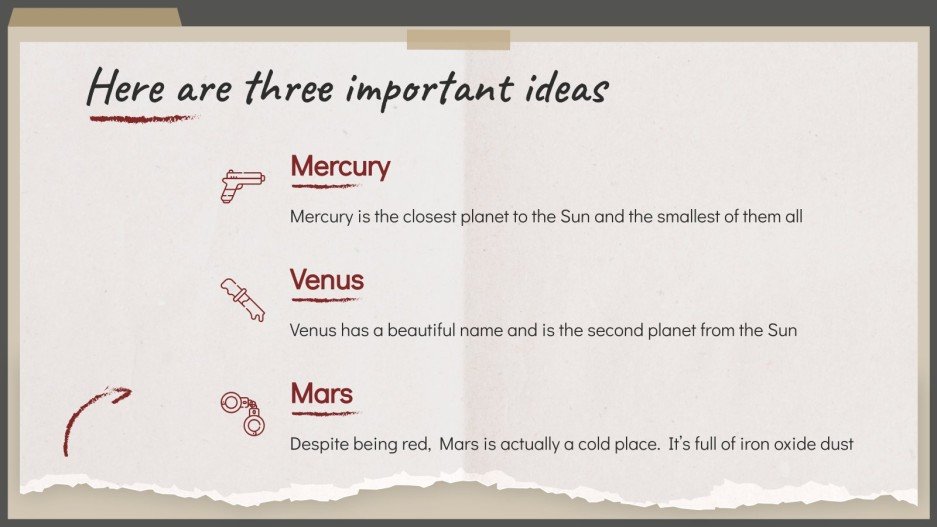 Crime Evidence File Folder | Google Slides & PowerPoint