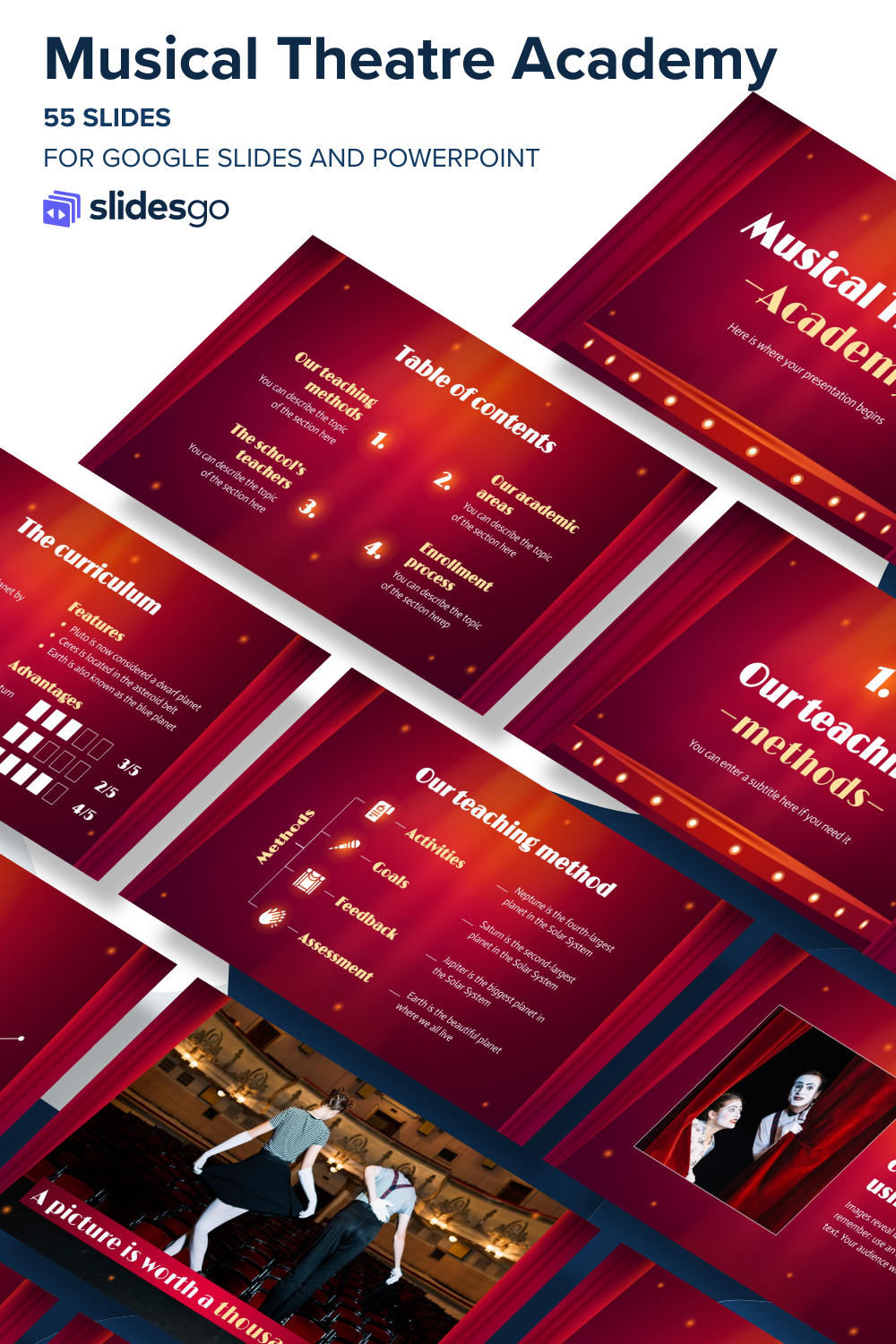 Musical Theatre Academy | Google Slides & PPT