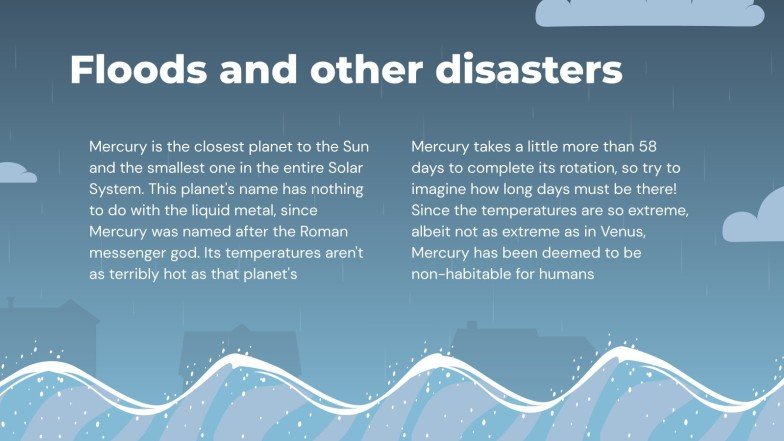 Earth Science Subject: Floods and Other Natural Disasters