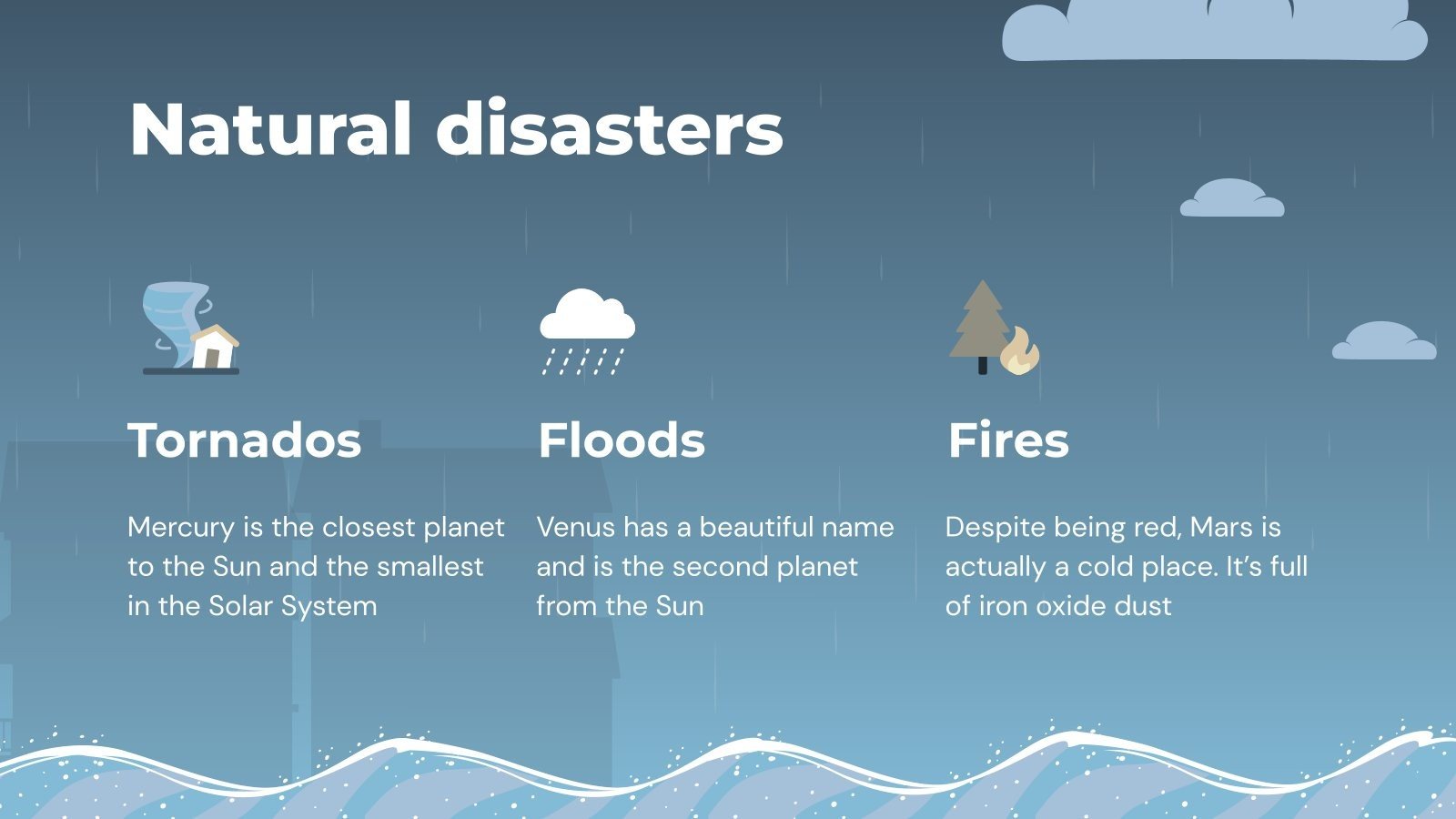 Earth Science Subject: Floods and Other Natural Disasters