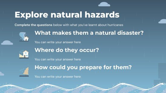 Earth Science Subject: Floods and Other Natural Disasters