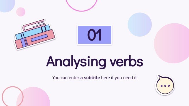 Language Arts Subject for Elementary: Verbs