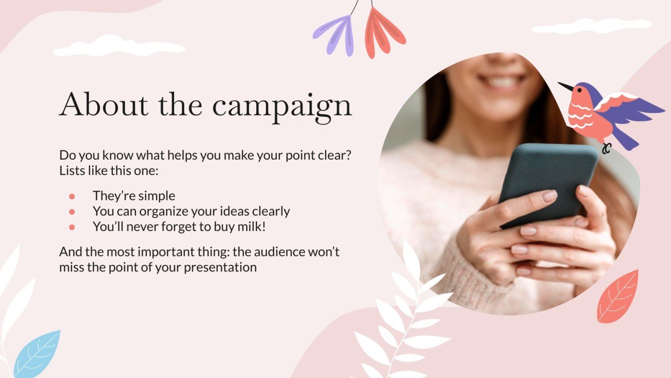 Flying Bird Campaign | Google Slides y PPT