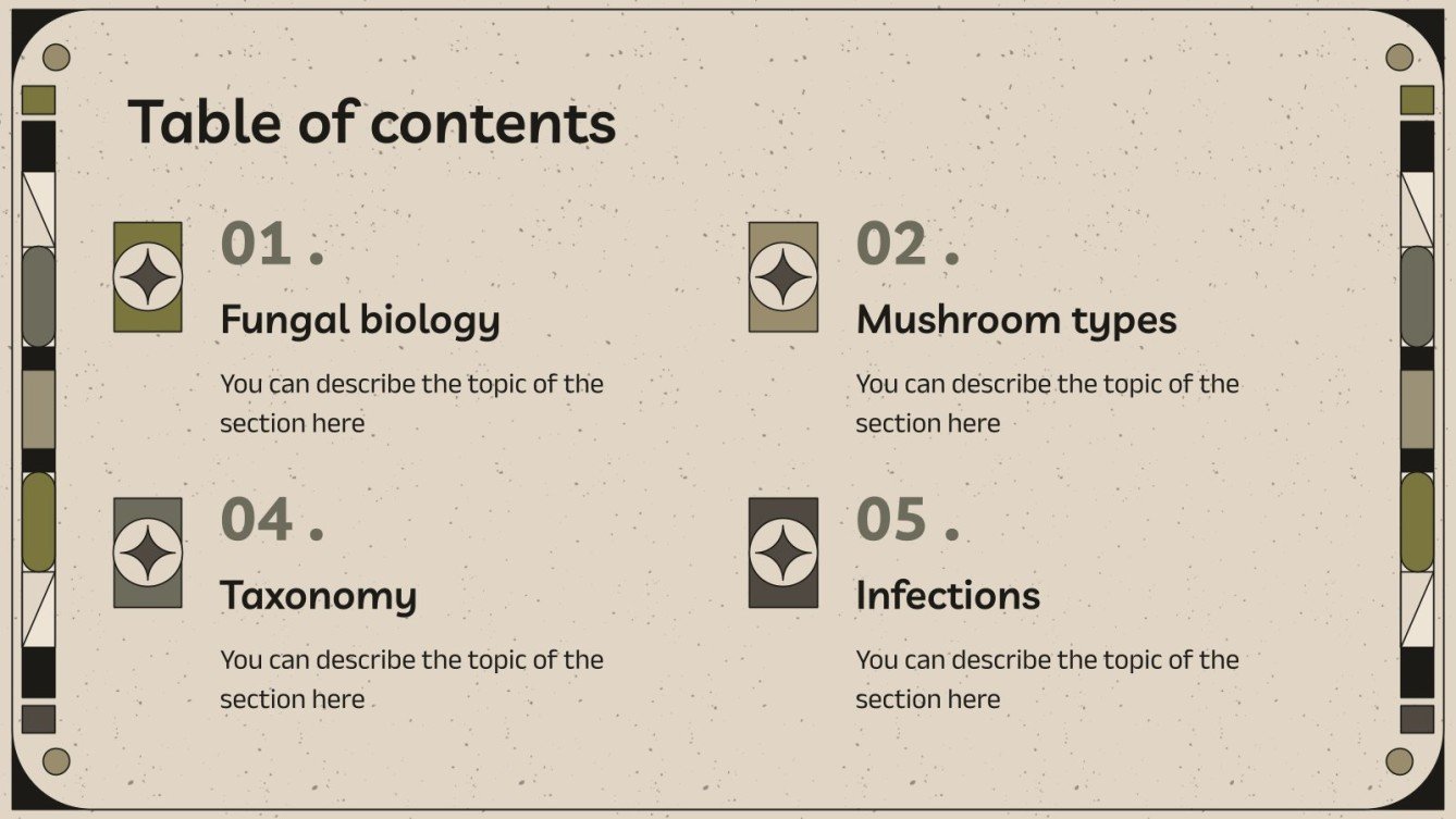 Fungal Biology Master Degree | Google Slides & PPT