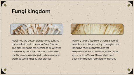 Fungal Biology Master Degree | Google Slides & PPT