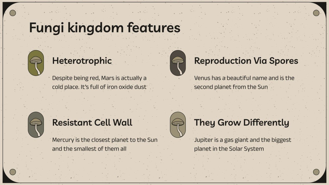 Fungal Biology Master Degree | Google Slides & PPT