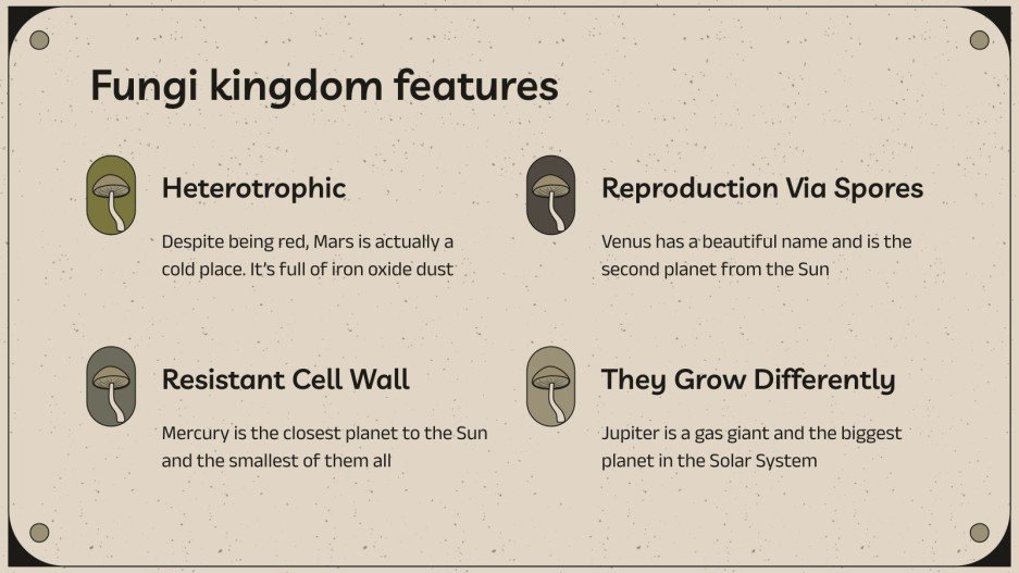 Fungal Biology Master Degree | Google Slides & PPT