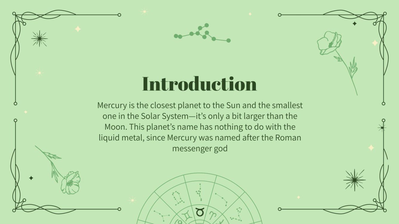 Month Zodiac Sign: Taurus | Google Slides & PowerPoint