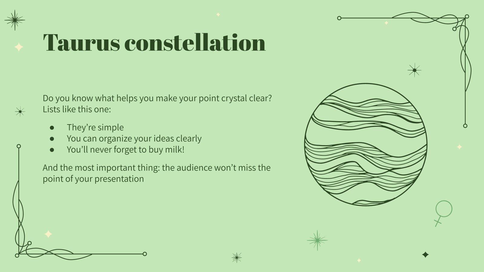 Month Zodiac Sign: Taurus | Google Slides & PowerPoint