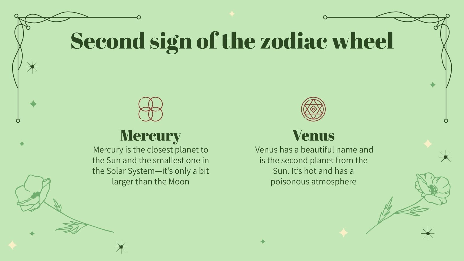 Month Zodiac Sign: Taurus | Google Slides & PowerPoint