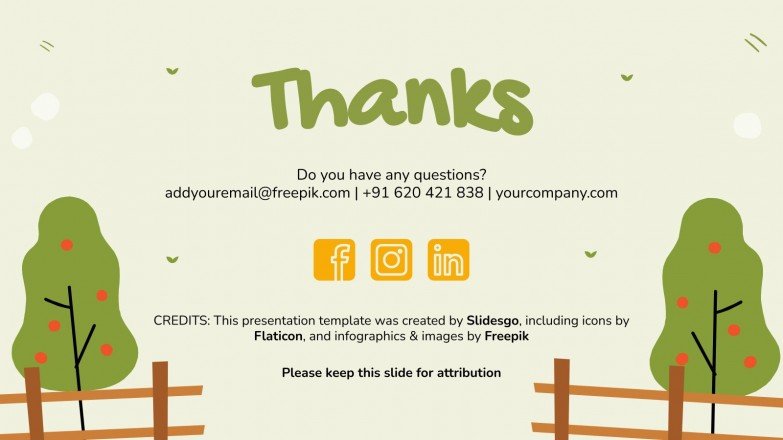 Farm Animals Day | Google Slides and PowerPoint template