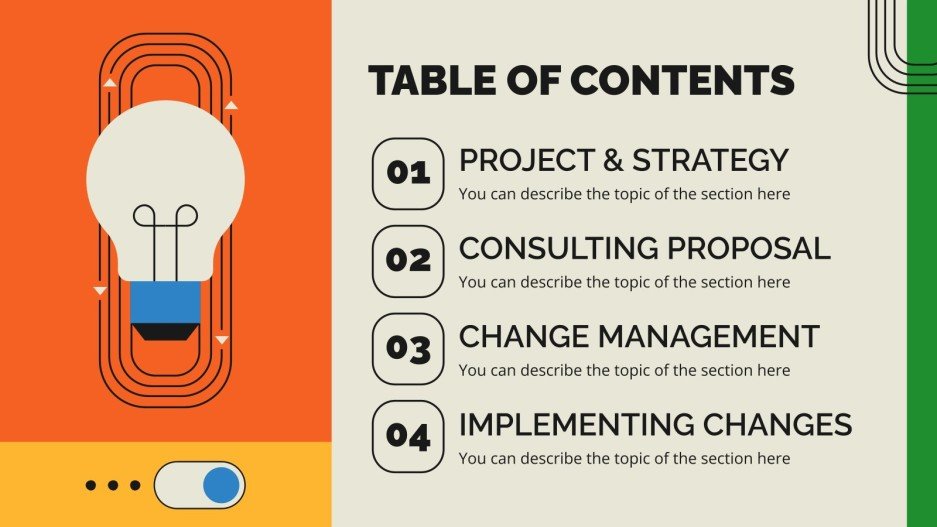 Electricity Consumption Consulting | Google Slides & PPT