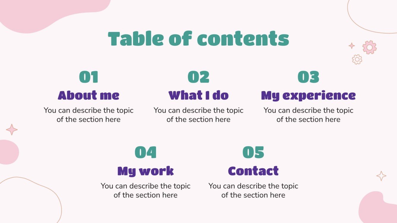 Celebration Portfolio | Google Slides & PowerPoint template