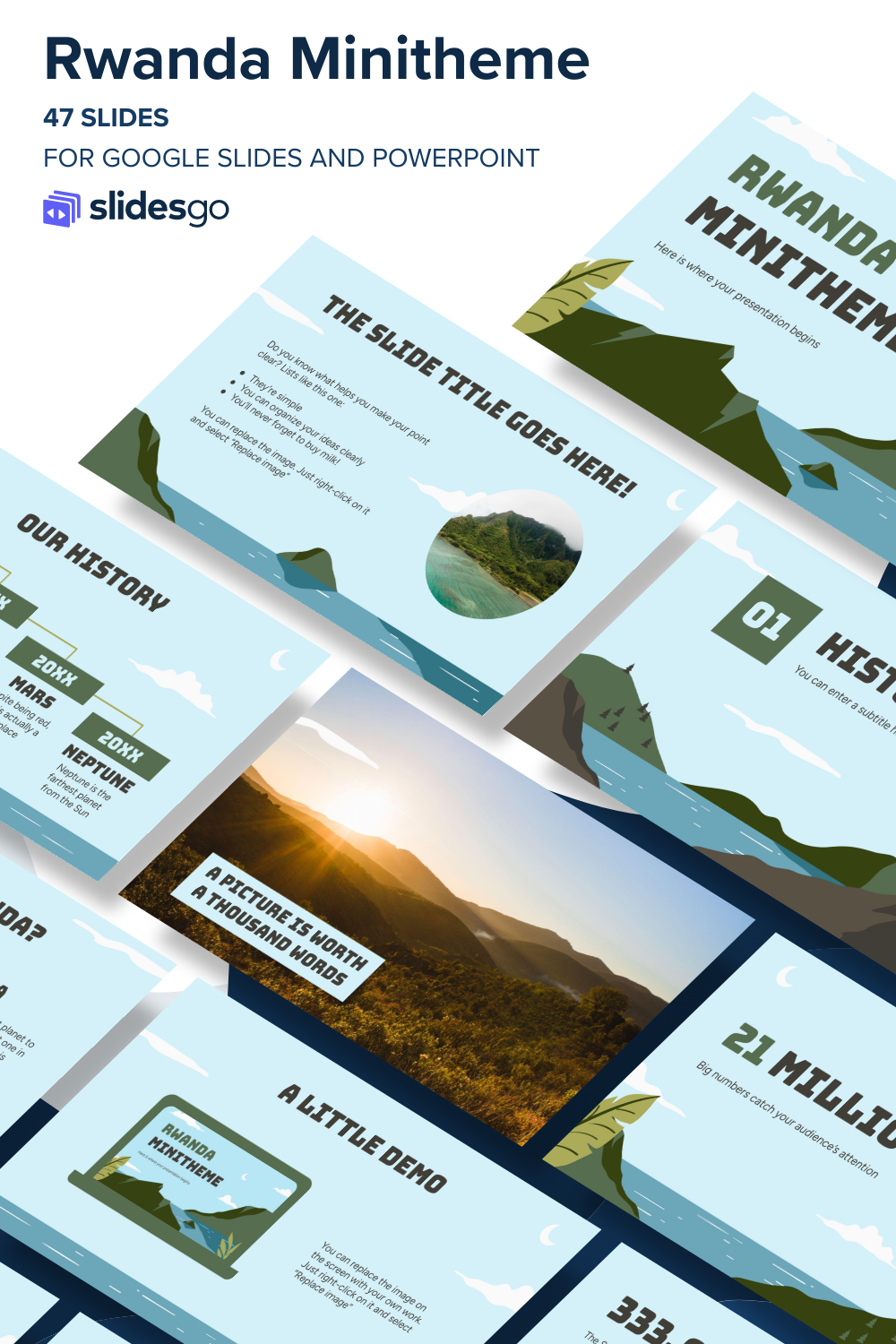 Rwanda Minitheme | Google Slides & PowerPoint template