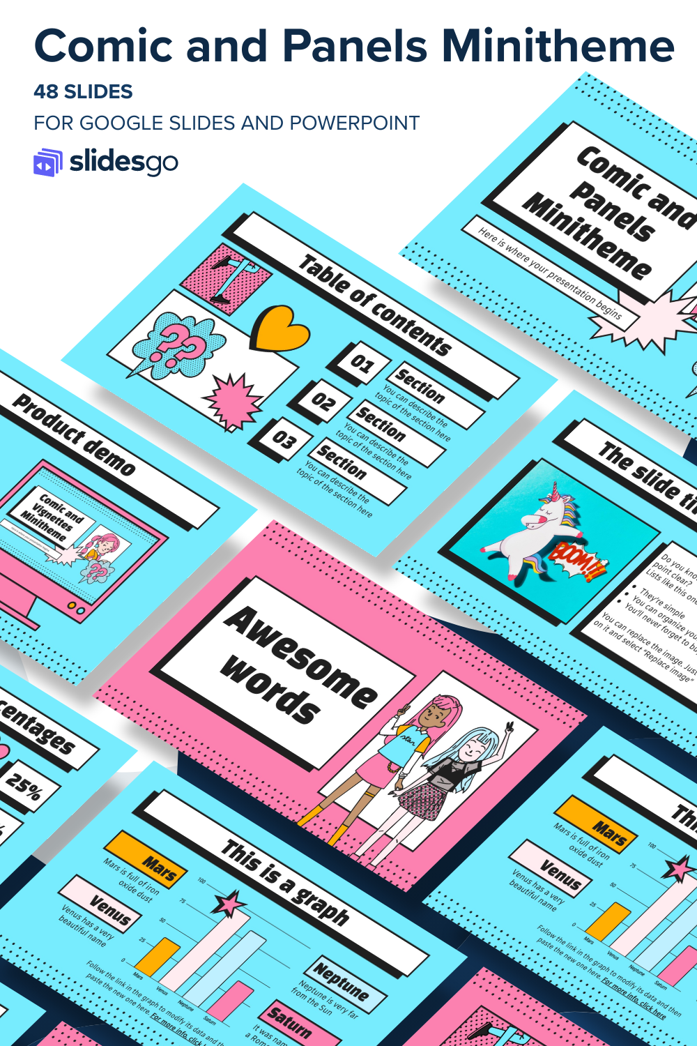 Comic and Panels Minitheme | Google Slides & PowerPoint