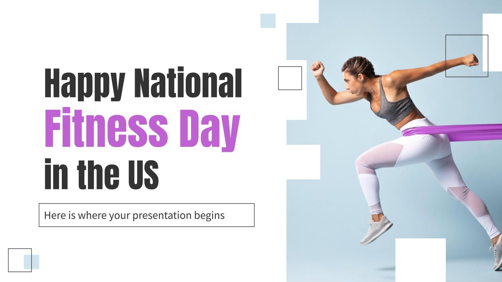 Happy National Fitness Day in the US | Google Slides